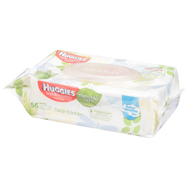 Huggies Natural Care Fragrance Free Baby Wipes | Hy-Vee Aisles Online ...