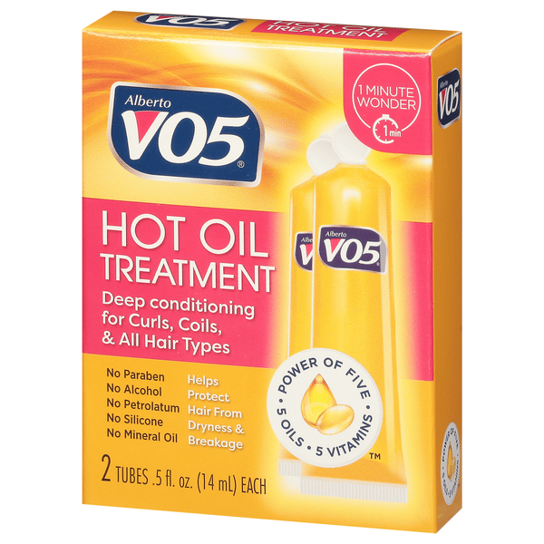 Alberto VO5 Hot Oil Therapy Intense Moisturizing Treatment 2-0.5 Oz ...