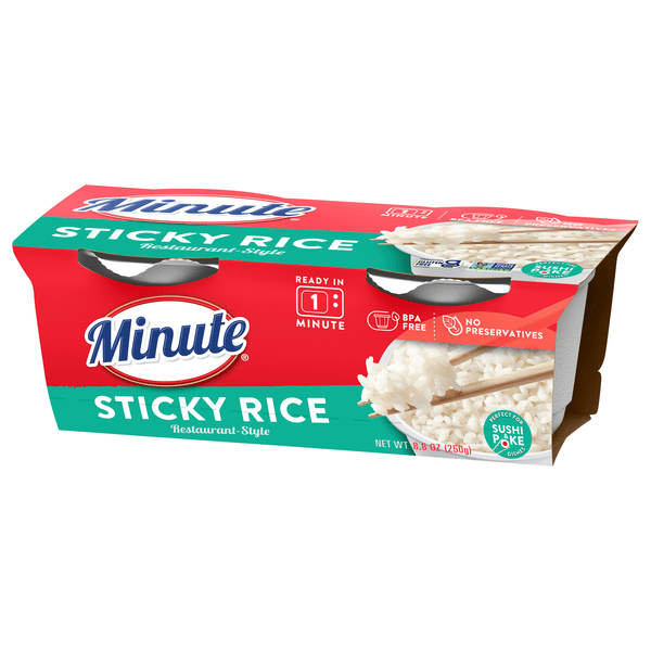 Minute Restaurant-Style Sticky Rice 8.8 oz | Hy-Vee Aisles Online ...