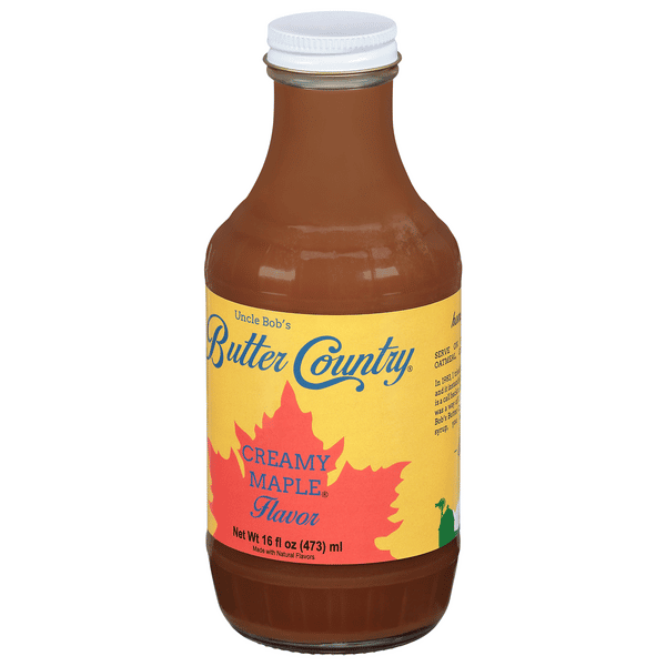 Uncle Bobs Butter Country Creamy Maple Flavor Syrup 16 fl oz | Hy-Vee ...