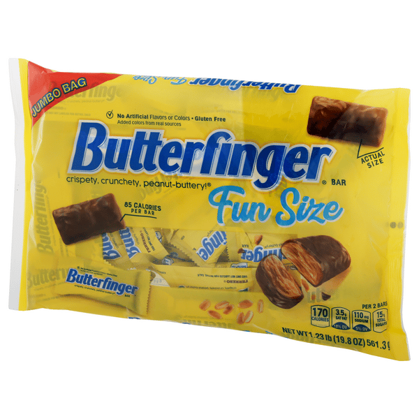 BUTTERFINGER Fun Size Candy Bars Jumbo Bag | Hy-Vee Aisles Online ...