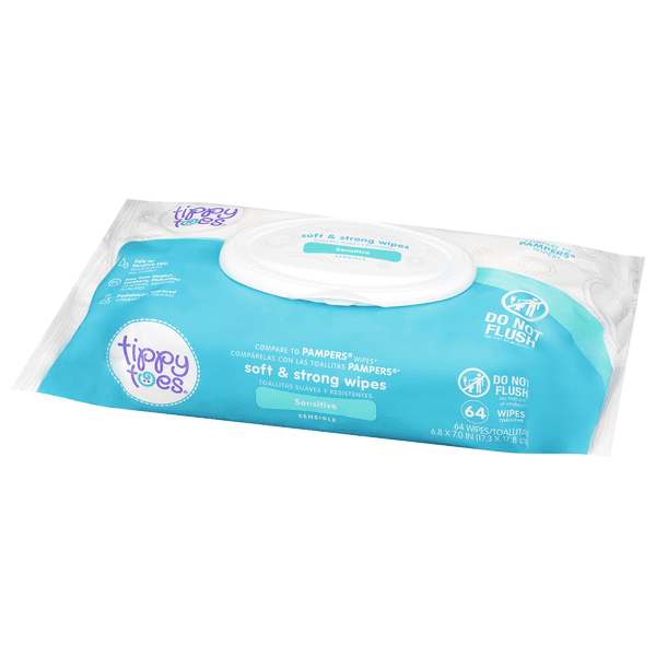 Tippy Toes Sensitive Baby Wipes | Hy-Vee Aisles Online Grocery Shopping