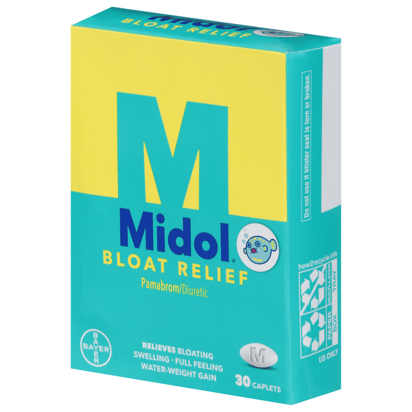 Midol Caplets Bloat Relief 30 ea | Hy-Vee Aisles Online Grocery Shopping