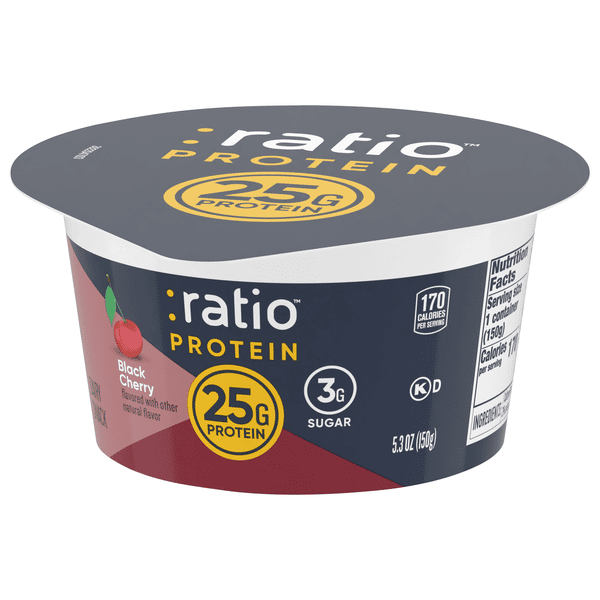 Ratio Protein Black Cherry Dairy Snack | Hy-Vee Aisles Online Grocery ...