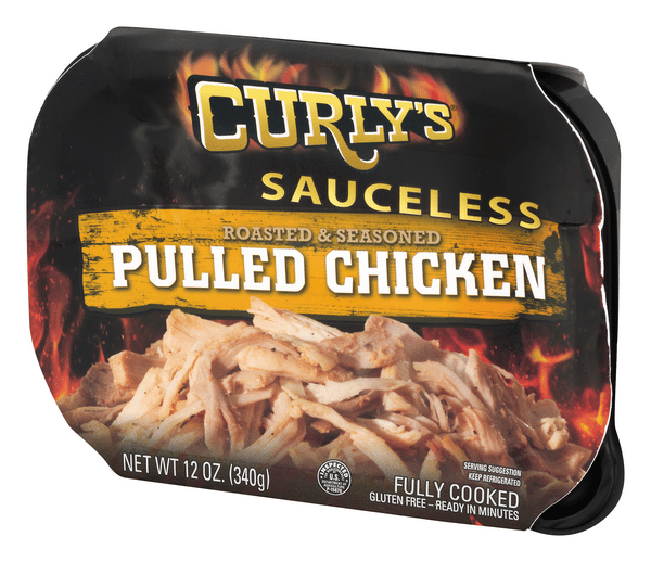 Curly's Sauceless Roasted and Seasoned Pulled Chicken | Hy-Vee Aisles ...