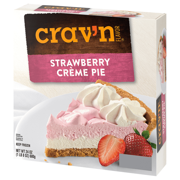 Crav'n Flavor Strawberry Creme Pie 24 oz | Hy-Vee Aisles Online Grocery ...