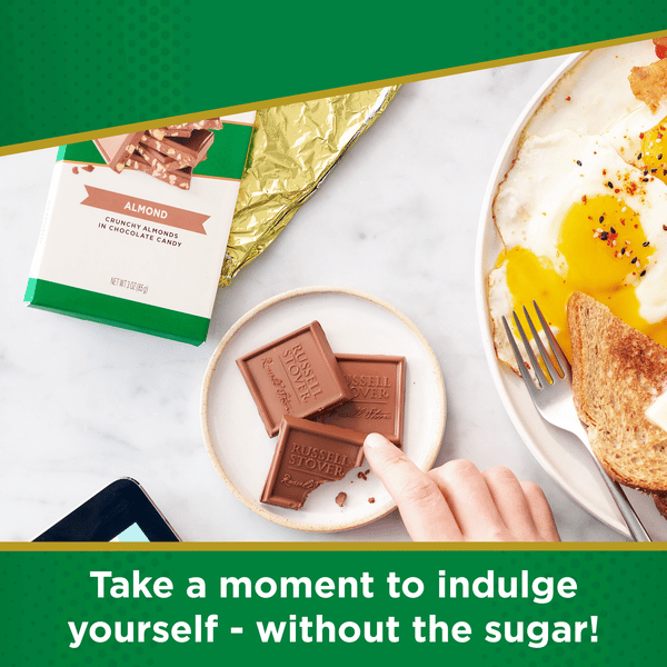 Russell Stover Sugar Free, Almond Chocolate Bar | Hy-Vee Aisles Online ...