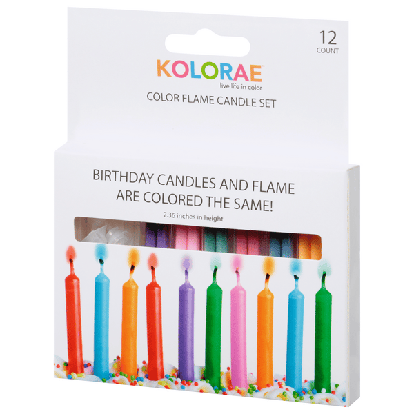 Kolorae Color Flame Candle Set 12 ea | Hy-Vee Aisles Online Grocery ...