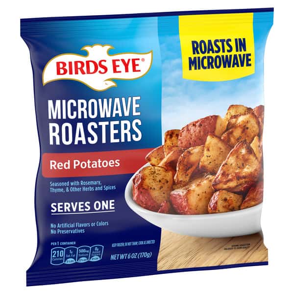 Birds Eye Microwave Roasters Red Potatoes, Frozen Vegetables, 6 oz. Bag ...