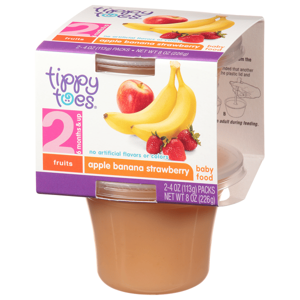 Tippy Toes 2 Apple Banana Strawberry | Hy-Vee Aisles Online Grocery ...