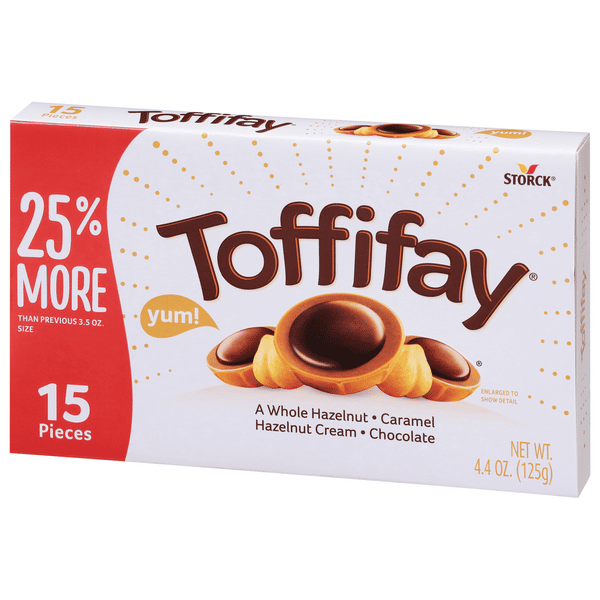 Toffifay Candy 25% More, 15 Pieces | Hy-Vee Aisles Online Grocery Shopping