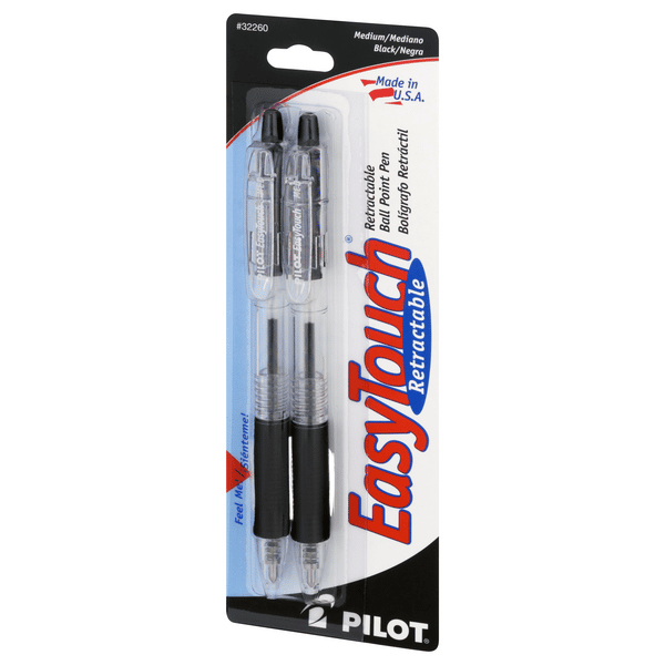 Pilot EasyTouch Retractable Ball Point Pen Medium/Black | Hy-Vee Aisles ...