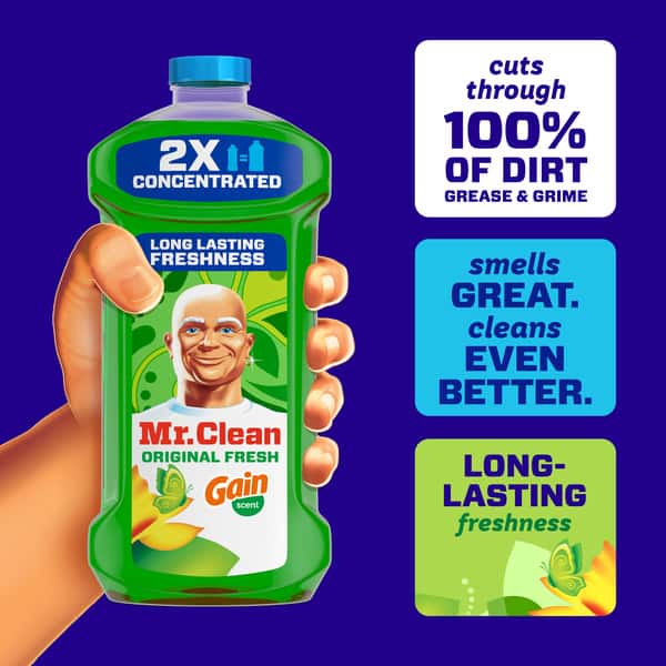 Mr. Clean 2X Concentrated Original with Gain Multi Surface Cleaner | Hy ...