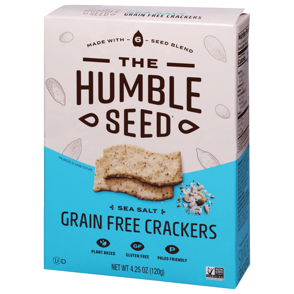 Humble Seed Sea Salt Grain Free Crackers | Hy-Vee Aisles Online Grocery ...