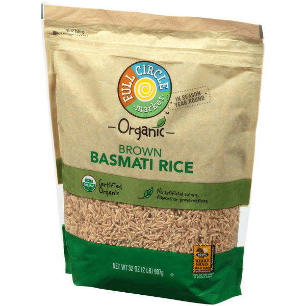 Full Circle Organic Brown Basmati Rice | Hy-Vee Aisles Online Grocery ...
