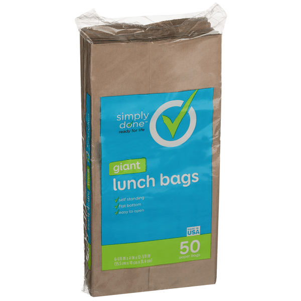 Simply Done Giant Lunch Bags | Hy-Vee Aisles Online Grocery Shopping