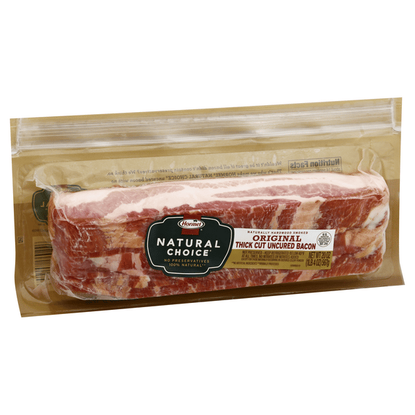 Hormel Natural ChoiceOriginal Thick Cut Uncured Bacon | Hy-Vee Aisles ...
