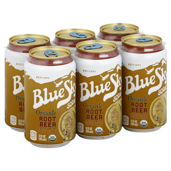 Blue Sky Organic Root Beer Soda 6Pk | Hy-Vee Aisles Online Grocery Shopping