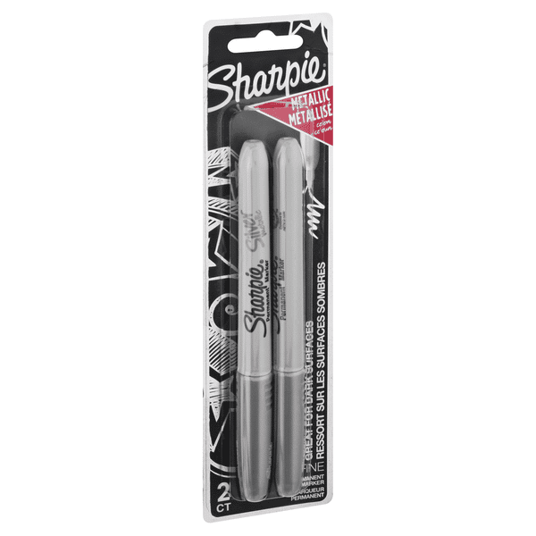 Sharpie Metallic Fine Silver Permanent Marker | Hy-Vee Aisles Online ...