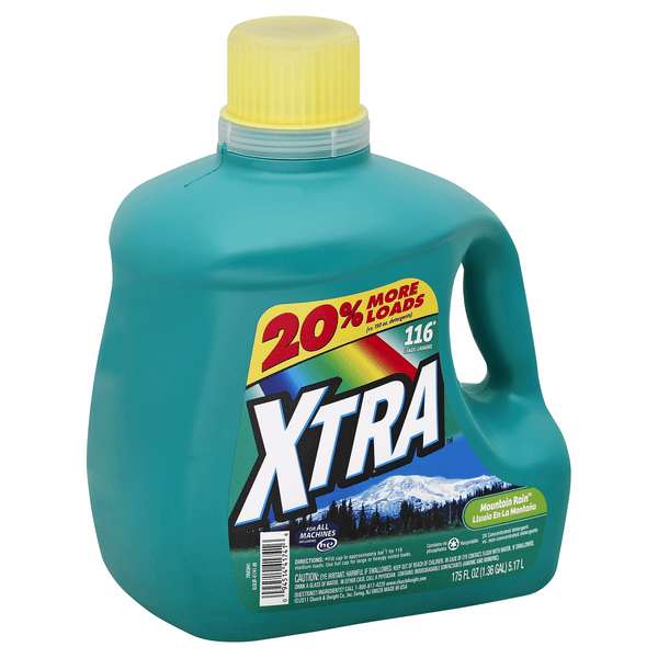 XTRA Mountain Rain Concentrated Laundry Detergent 116 Loads | Hy-Vee ...