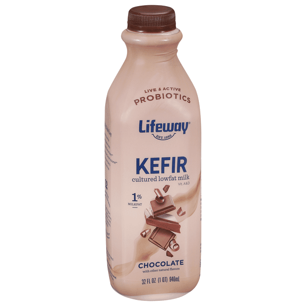 Lifeway Kefir Cultured Milk Smoothie, Lowfat, Chocolate | Hy-Vee Aisles ...