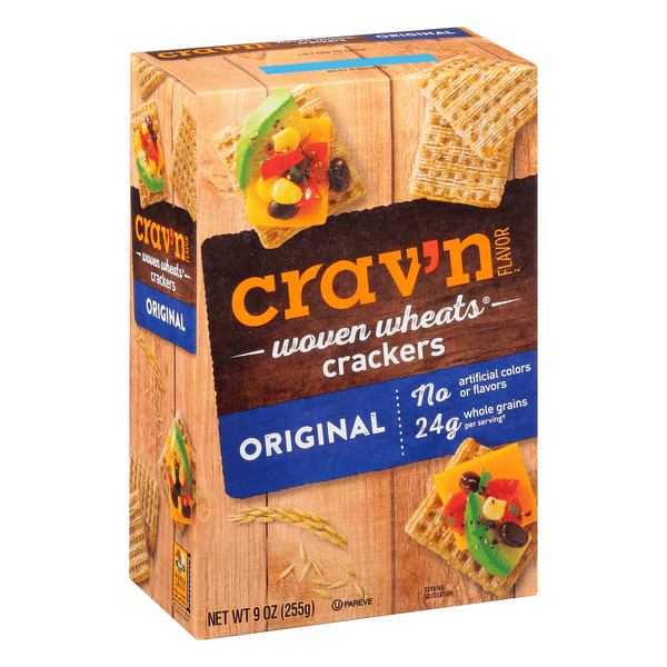 Crav'n Flavor Original Woven Wheats Crackers | Hy-Vee Aisles Online ...