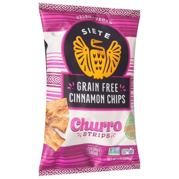 Siete Grain Free Cinnamon Chips Churro Strips 5 oz | Hy-Vee Aisles ...