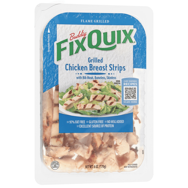 Buddig Fix Quix Grilled Chicken Breast Strips Hy Vee Aisles Online