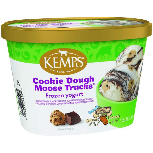 Kemps Cookie Dough Moose Tracks Frozen Yogurt | Hy-Vee Aisles Online ...