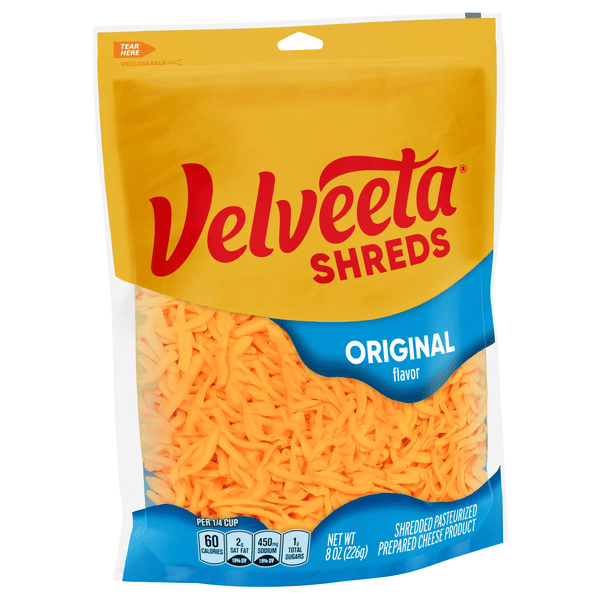 Velveeta Shredded Cheese, Original Flavor | Hy-Vee Aisles Online ...