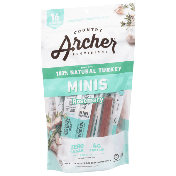 Country Archer Turkey Sticks, Rosemary, Minis, 16Ct | Hy-Vee Aisles ...