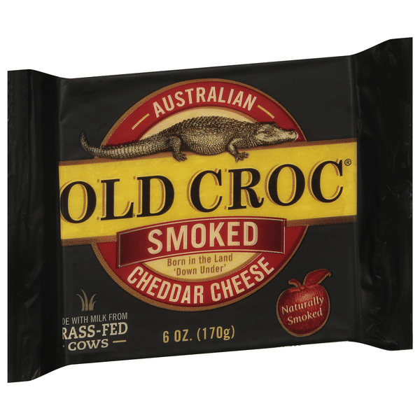 Old Croc Australian Smoked Sharp Cheddar Cheese | Hy-Vee Aisles Online ...