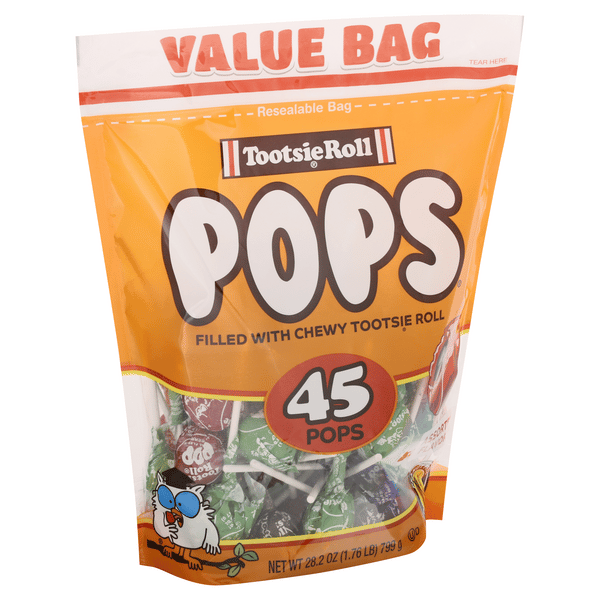 Tootsie Roll Pops, Assorted Flavors, Value Bag 45Ct | Hy-Vee Aisles ...