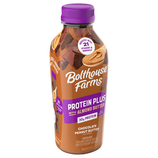 Bolthouse Farms Nut Butter Protein Plus, Chocolate Peanut Butter ...