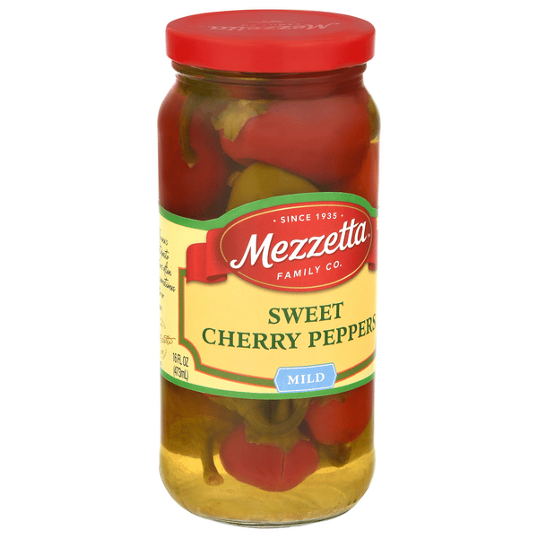 Mezzetta Mild Sweet Cherry Peppers 16 fl oz Jar | Hy-Vee Aisles Online ...