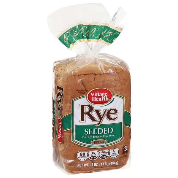 Village Hearth Seeded Rye Bread 16 oz | Hy-Vee Aisles Online Grocery ...