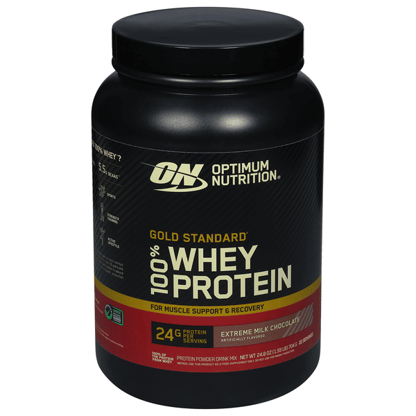 Optimum Nutrition Gold Star 100% Whey Protein Powder Drink Mix, Extreme ...