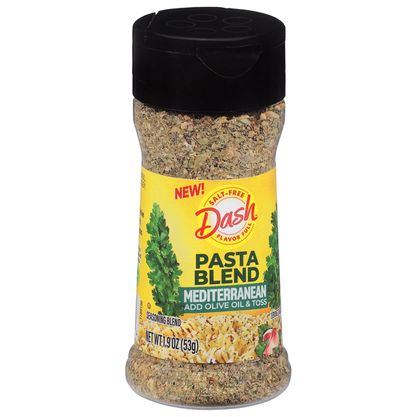Dash Pasta Blend Mediterranean, Salt Free Seasoning, 1.9 oz | Hy-Vee ...
