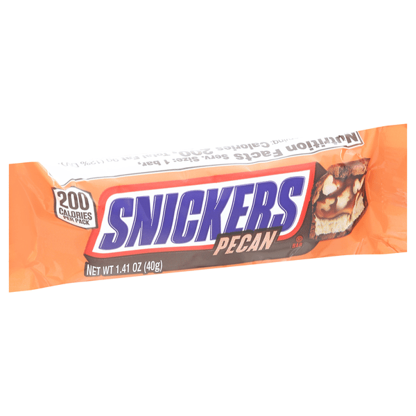 Snickers Pecan Milk Chocolate Candy, Single | Hy-Vee Aisles Online ...