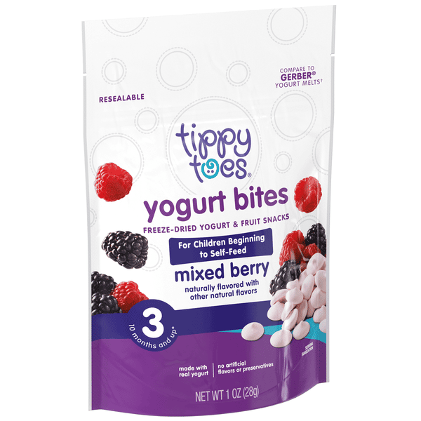 Tippy Toes Mixed Berry Yogurt Bites | Hy-Vee Aisles Online Grocery Shopping