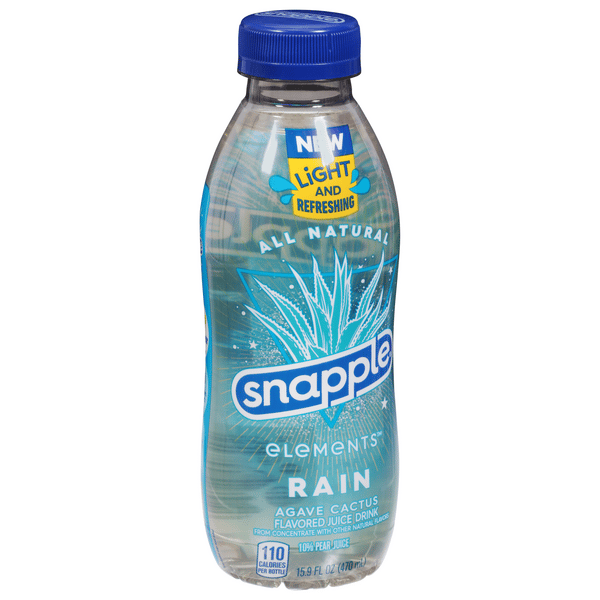 Snapple Elements Rain, Agave Cactus Juice Drink | Hy-Vee Aisles Online ...