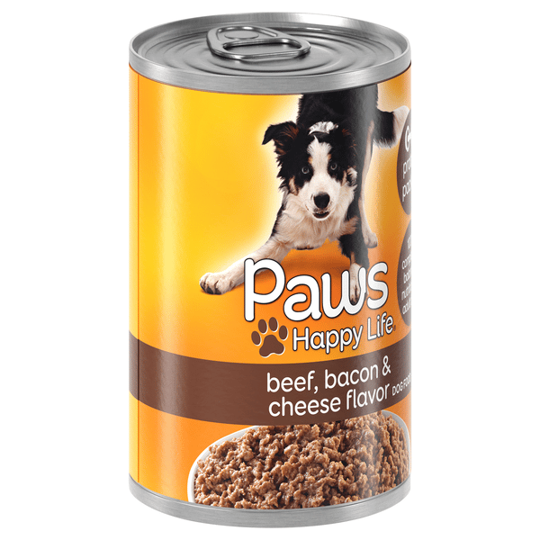 Paws Happy Life Beef, Bacon & Cheese Flavor Dog Food 13.2 oz | Hy-Vee ...