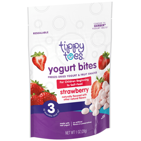 Tippy Toes Strawberry Yogurt Bites | Hy-Vee Aisles Online Grocery Shopping