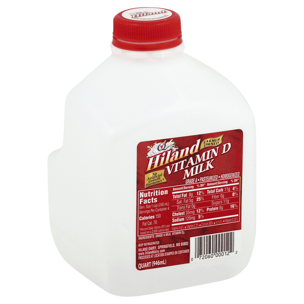 Hiland Milk 1 qt | Hy-Vee Aisles Online Grocery Shopping