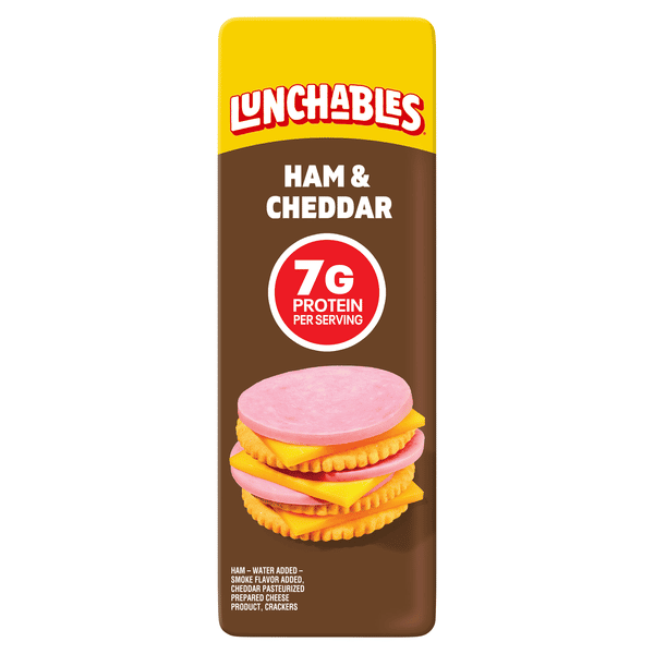 Lunchables Ham and Cheddar Cracker Stackers Value Snack Kit | Hy-Vee ...