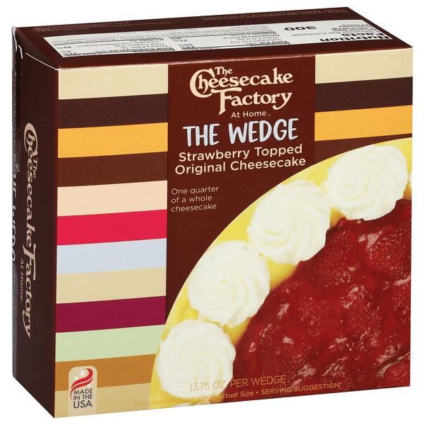 The Cheesecake Factory The Wedge, Strawberry Topped Original Cheesecake ...