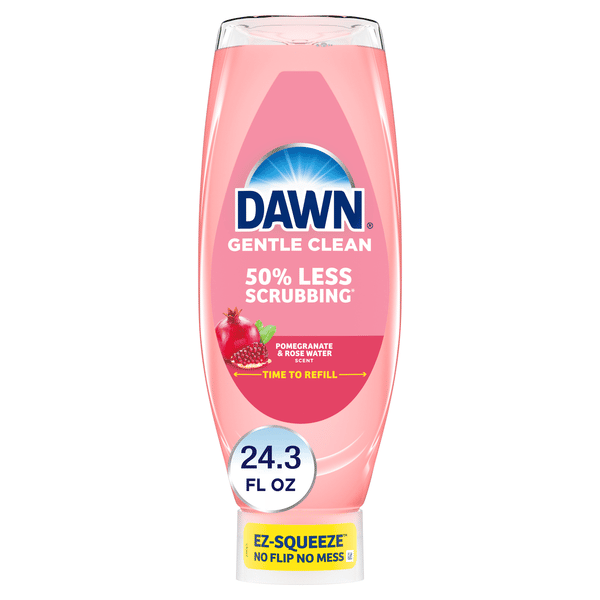Dawn Ez Squeeze Gentle Clean Dish Soap, Pomegranate & Rose Water | Hy ...
