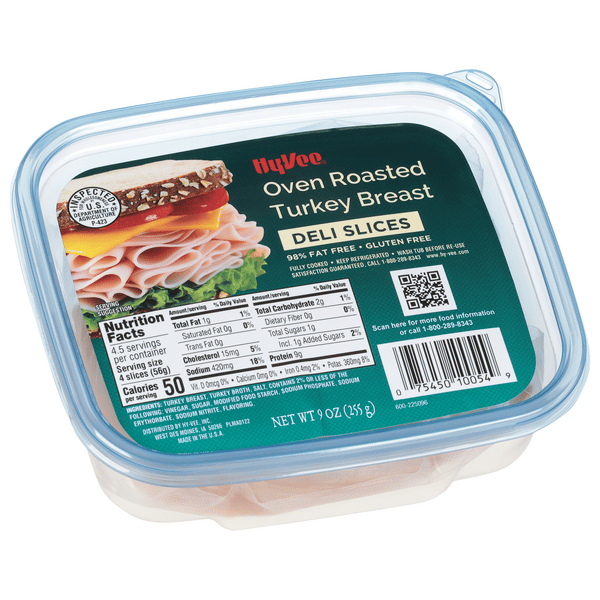Hy-Vee Deli Sliced Turkey Breast | Hy-Vee Aisles Online Grocery Shopping