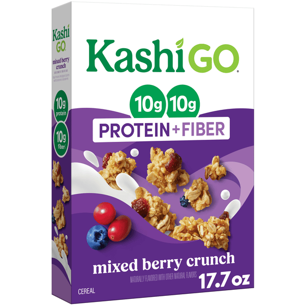 Kashi Go Mixed Berry Crunch Cereal, Protein + Fiber | Hy-Vee Aisles ...