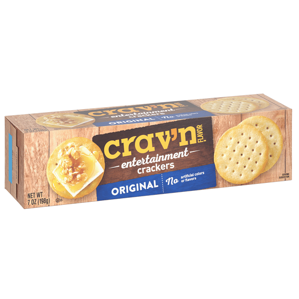 Crav'n Flavor Original Entertainment Crackers | Hy-Vee Aisles Online ...